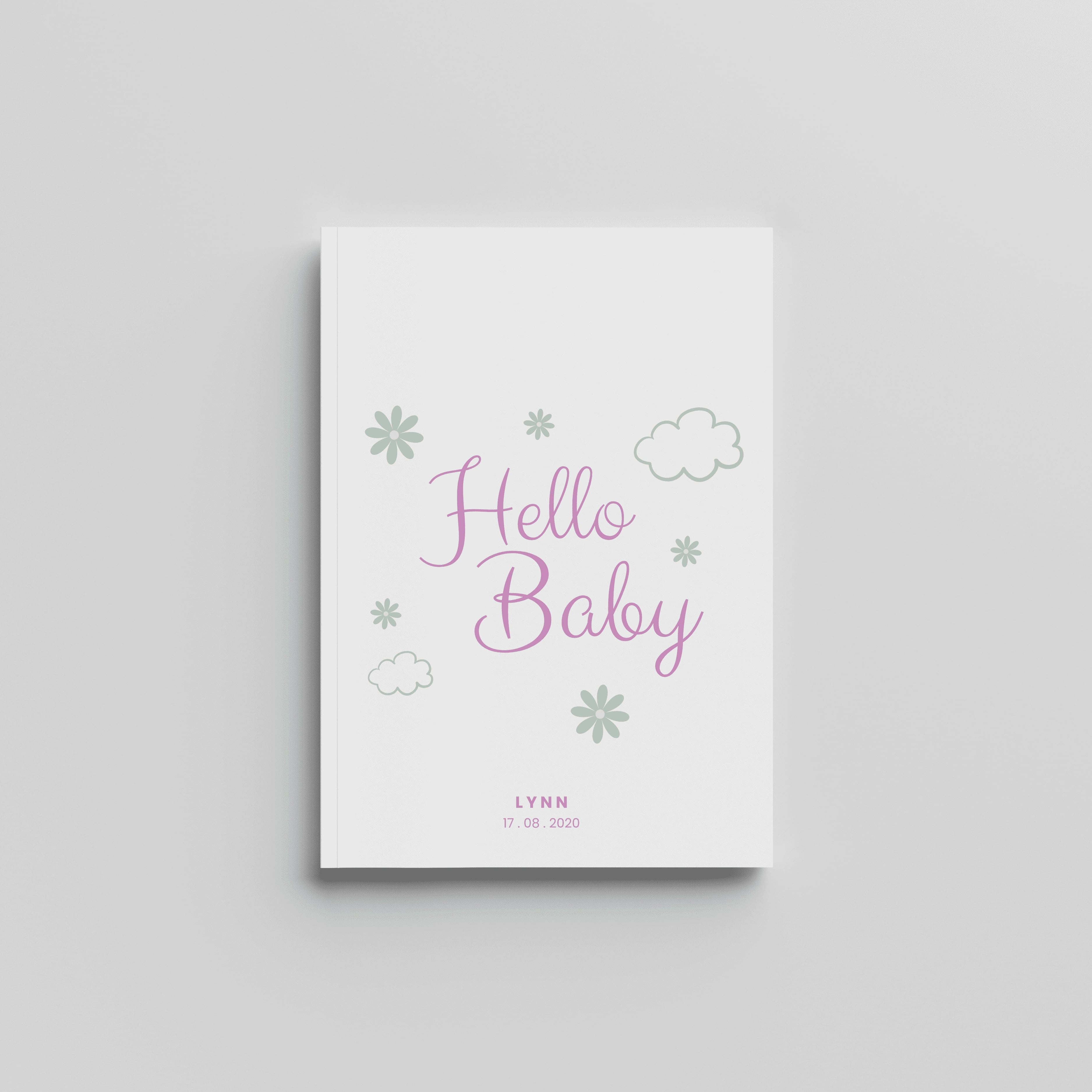Hello Baby Pink - Milestones Book – PlanOuter